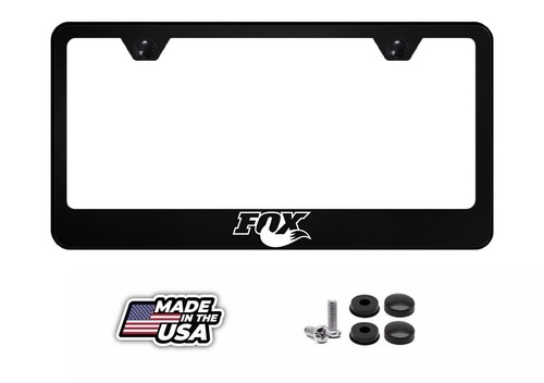 Fox Racing License Plate Frame | Black Metal | Street Racing ...