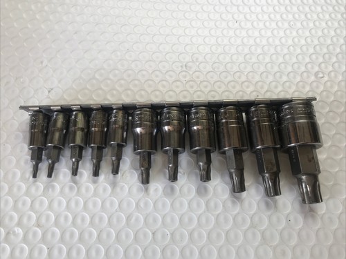 Snap-on Tools 1/4"& 3/8” Drive IPR TORX Plus TamperResistant Socket Drivers 11pc | eBay