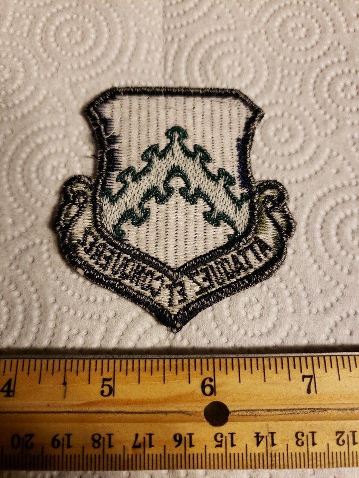 USAF Attaquez Et Conquerez OD Green Patch M334 | eBay