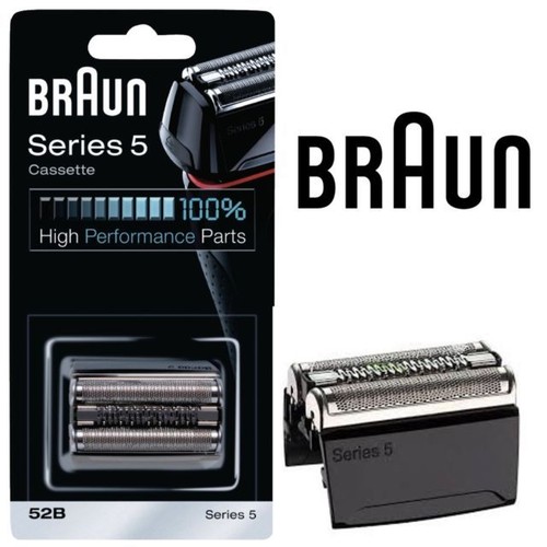 BRAUN 52B Cassette Series 5 Black 5020s 5030s 5050cc 5070cc 5090cc Type ...