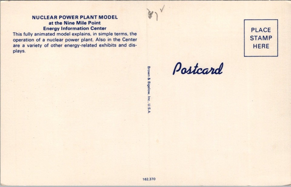 Nuclear Power Plant Model Nine Mile Point Energy Information Ctr ...