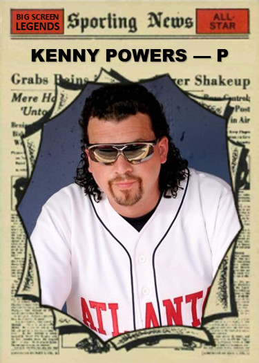 Kenny Powers Baseball Card
