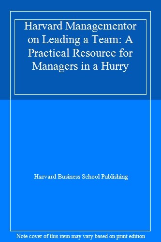 Harvard ManageMentor on Leading a Team By Harvard Business Schoo | eBay