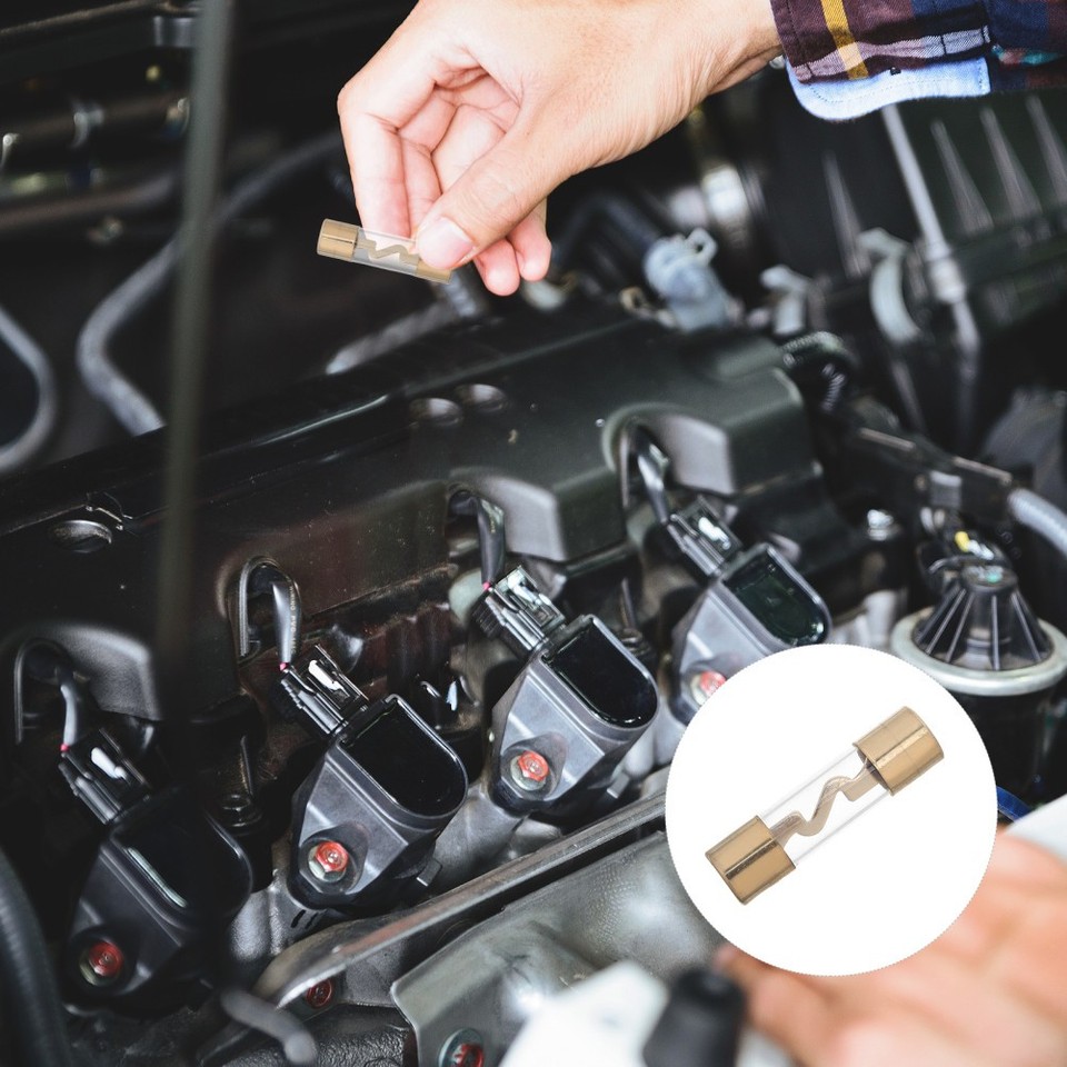 10PCS Stereo Amp Fuse Block: 100A Universal AGU In-Line Holder ...