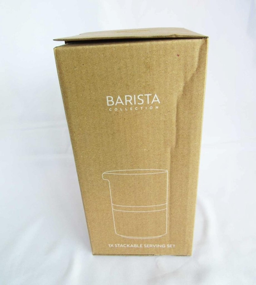 NEW Nespresso Stackable Serving Set ~ in Box, Barista Collection FREE ...