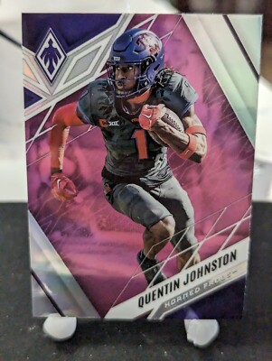 2023 Chronicles Phoenix Quentin Johnston #7 ROOKIE RC Purple Prizm /49 ...
