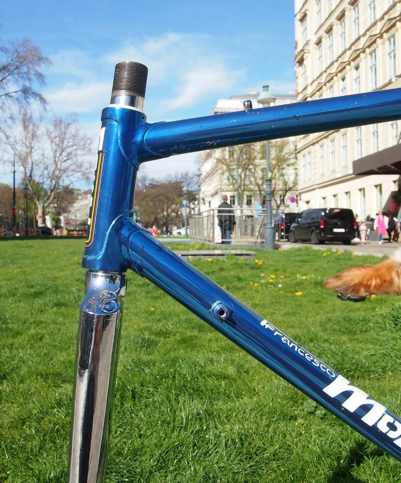 1980s Francesco MOSER CROMOVELATO Road Bike Columbus Steel Frame + Fork ...