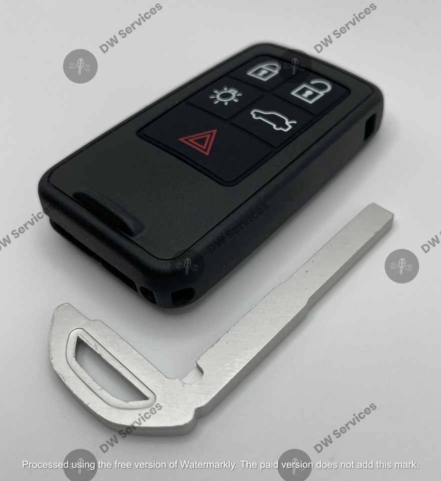 NEW! VOLVO keyless entry SLOT Key FOB KR55WK49264 S80 S60 XC60 V40 V60 ...