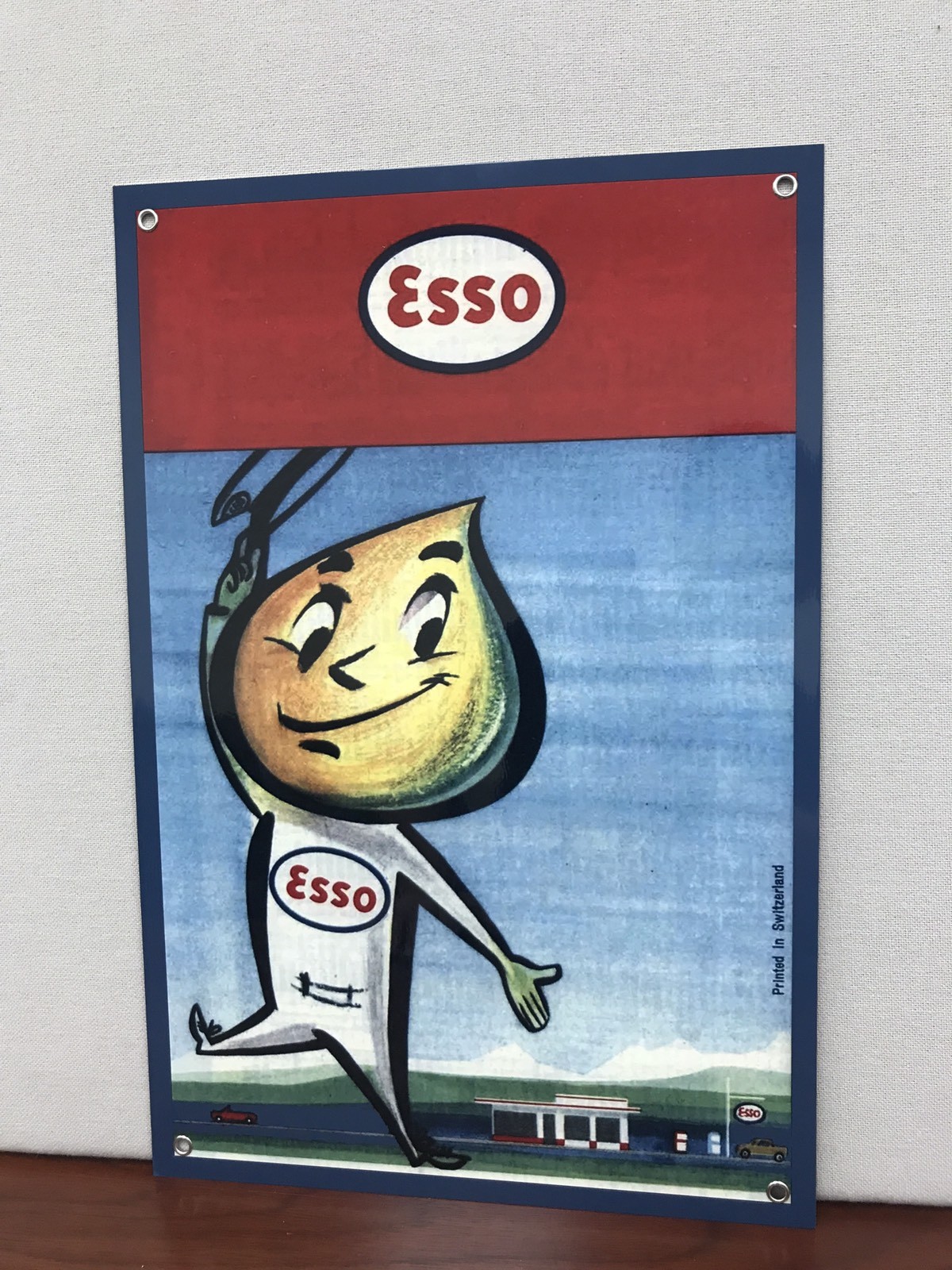 Esso Gasoline Gas Oil Vintage Metal Sign Poster Reproduction 18x12 Art ...