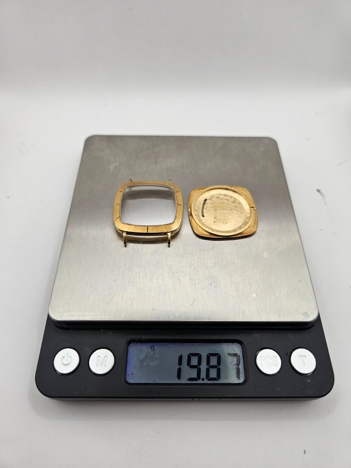 Vintage Rolex Cellini Tank 4084 70s Manual Wind 18K Yellow Gold ...