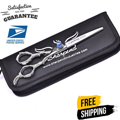 Professional J2 Steel Barber Hair Cutting Scissors GERMAN Shears Size 6 ...