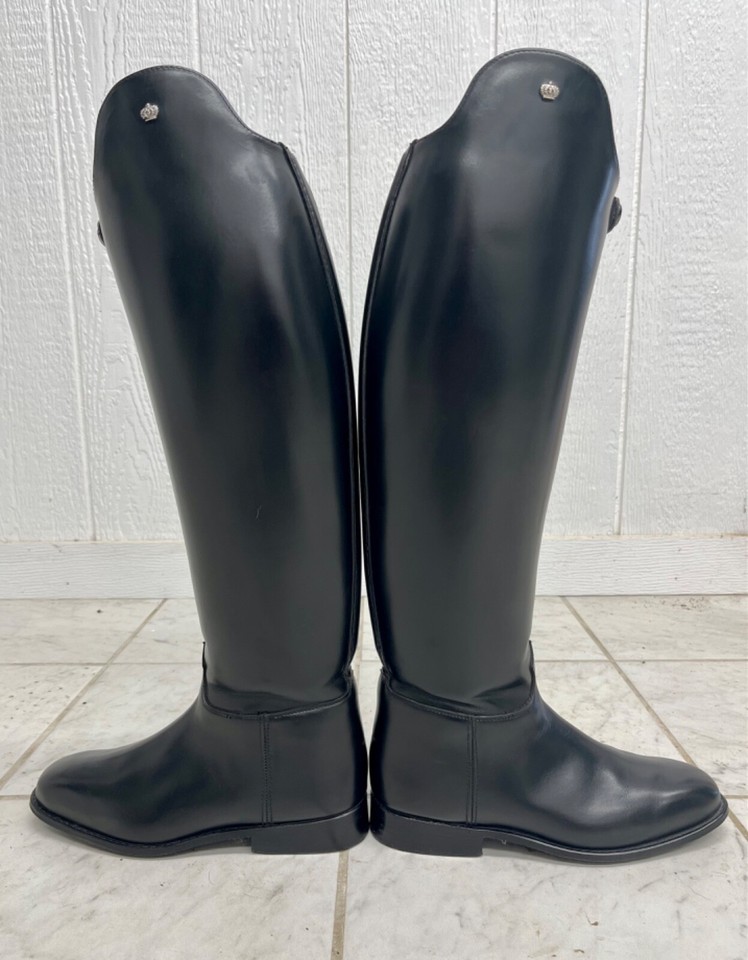 König Favorit Dressage Boots Size 7.5 with Front Zipper - 52 height, 38 ...