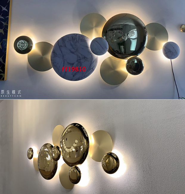 Modern LED Wall Lamp Designer Background Villa Living Room Lighting ...