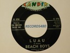 RARE! 45 Beach Boys "Surfin/Luau" Candix Records 301 | eBay