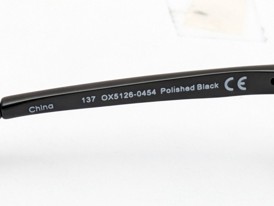 Oakley OX5126-0454 Polished Black Rimless Mens Eyeglasses 54mm MISSING ...