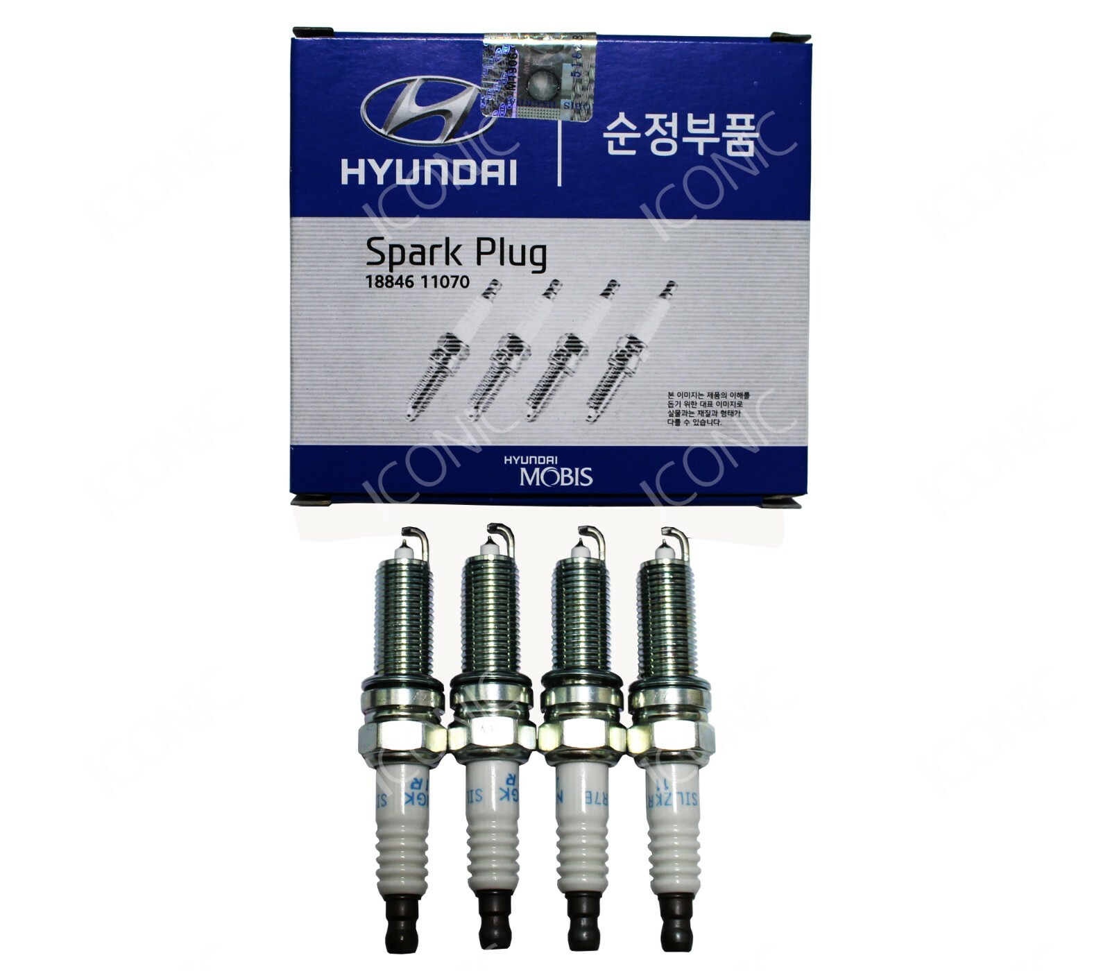 1884611070+Genuine+Spark+Plug+4pcs+SILZKR7B11+Hyundai+Elantra+GT+2013 ...
