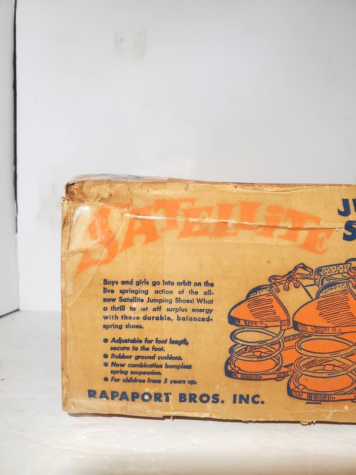 Satellite Jumping Shoes 1950s Vintage Toy With Original Box | eBay