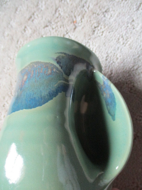Neher Pottery Glaze Clay In Motion Right Handed Hand Warmer Mug 2014 ...