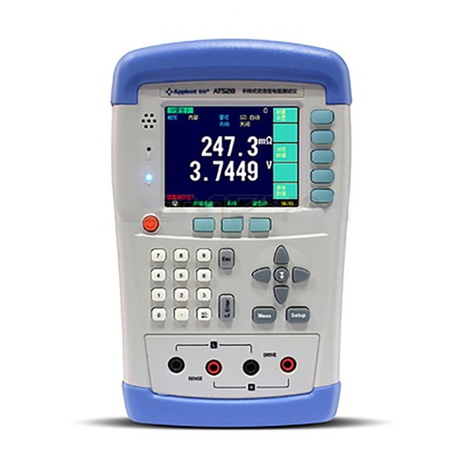 AT528L Handheld Battery Analyzer Digital AC Resistance Meter DC Voltage ...