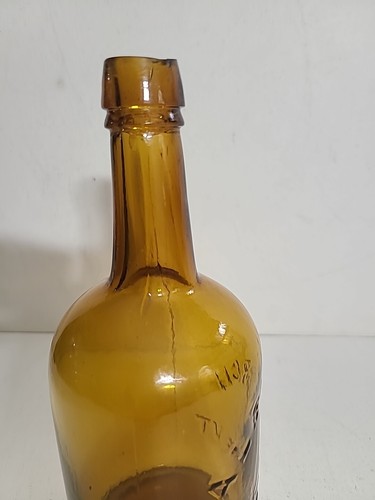 Rare Mineral Water Bottle - ALBURGH SPRINGS. VT. Honey Amber Quart | eBay