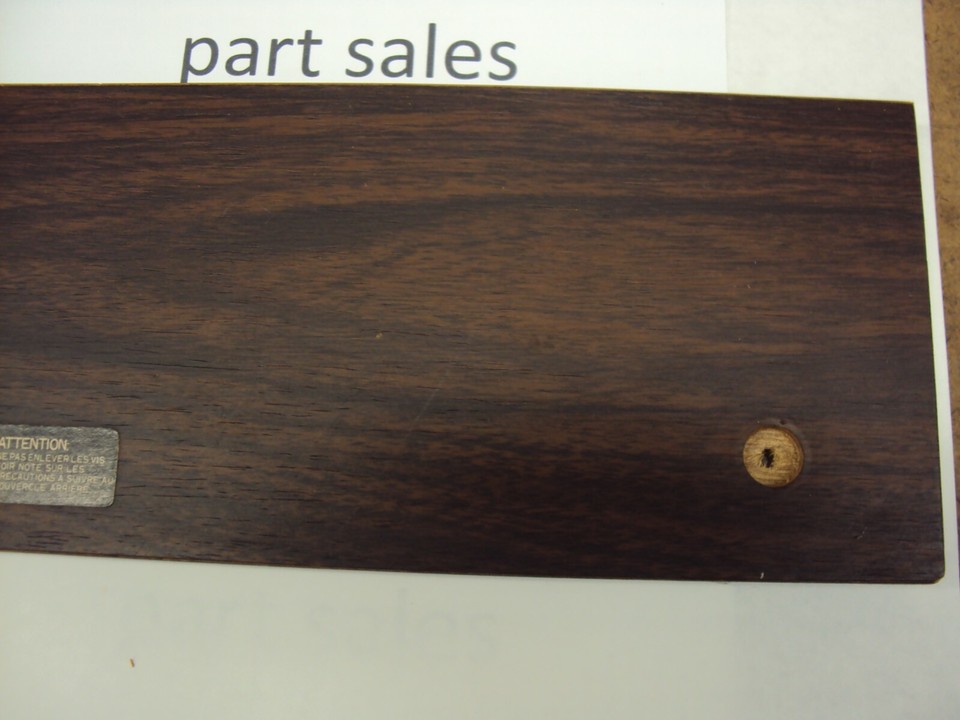 HH Scott 355R Receiver Wood Right Side Case Piece. Parting Out HH Scott ...
