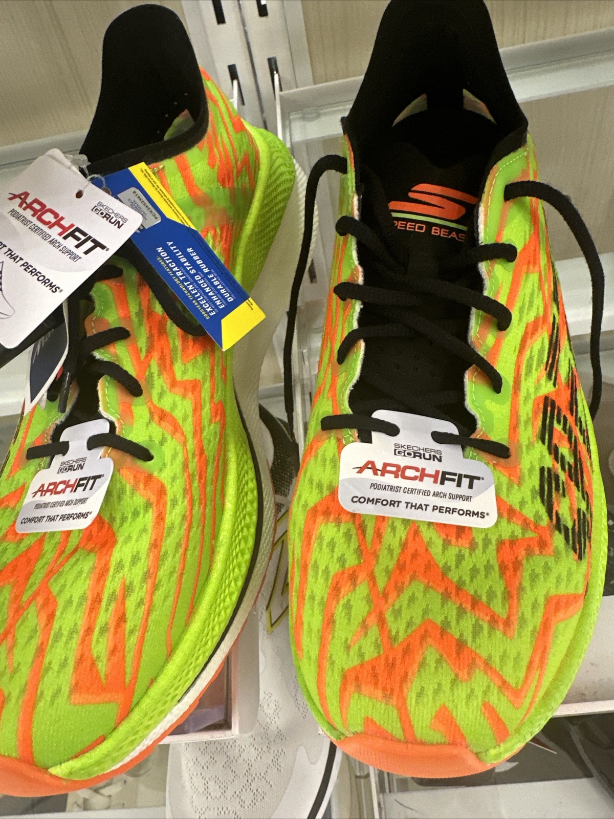 Skechers Womens Go Run Speed Beast 172062 Green Running Shoes Sneakers ...