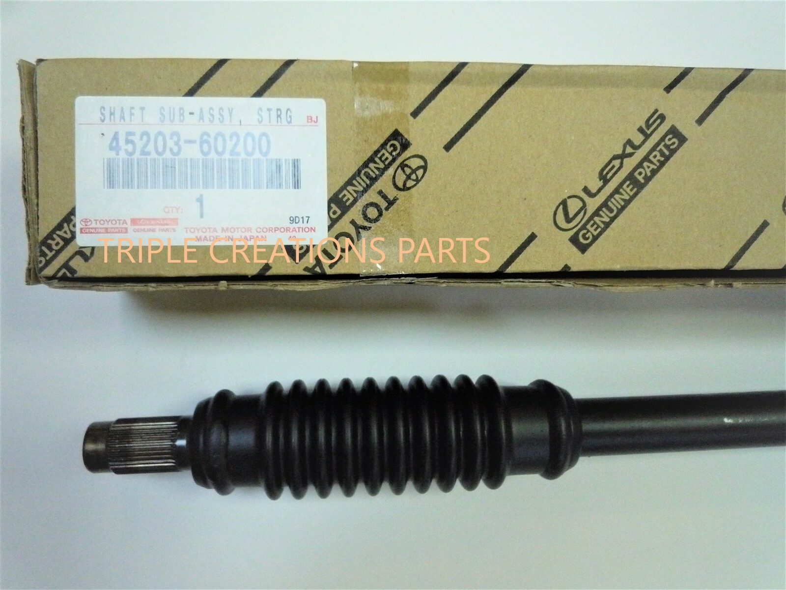 45203-60200 Genuine Toyota Shaft Sub-Assy Steering Intermediate No.2 ...
