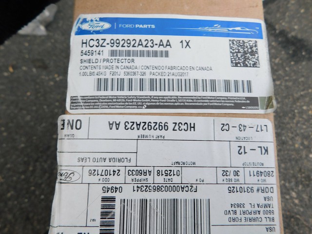 2017 - 2022 FORD F250 F350 SUPERDUTY LH REAR STONE DEFECTOR HC3Z ...