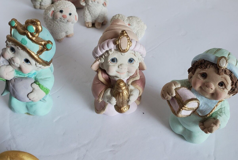 Vintage 1995 Dreamsicles Nativity Set 13 Pieces | eBay