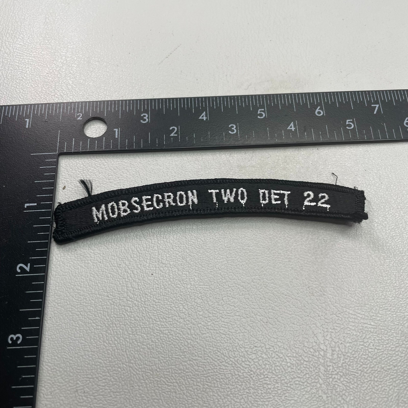 US Navy MOBILE SECURITY SQUADRON MOBSECRON TWO DET 22 Tab Patch (Rocker ...