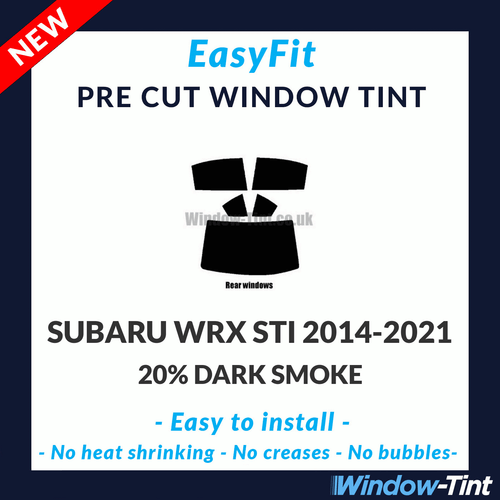 EasyFit Static Pre Cut Window Tint For Subaru WRX STi 2014-2021 - 20% ...