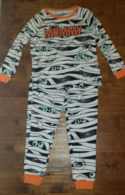Women's Celebrate Halloween Mummy 2 Pc Pajama Sleep Set Sizes S-2XL | eBay