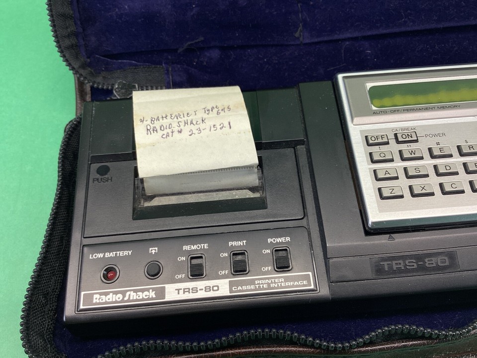 Radio Shack TRS-80 Printer/Cassette Interface UNTESTED | eBay