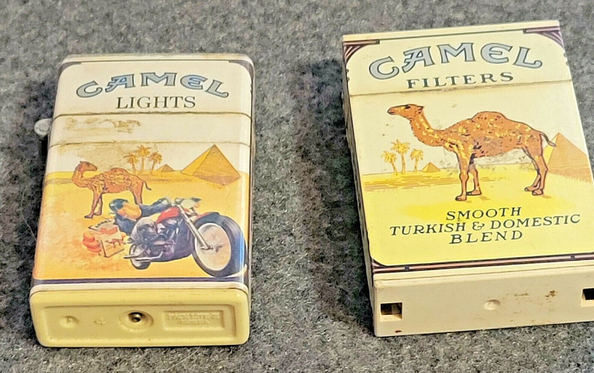 Vintage Camel Cigarette Pack Lighters Camel Antique Collectibles