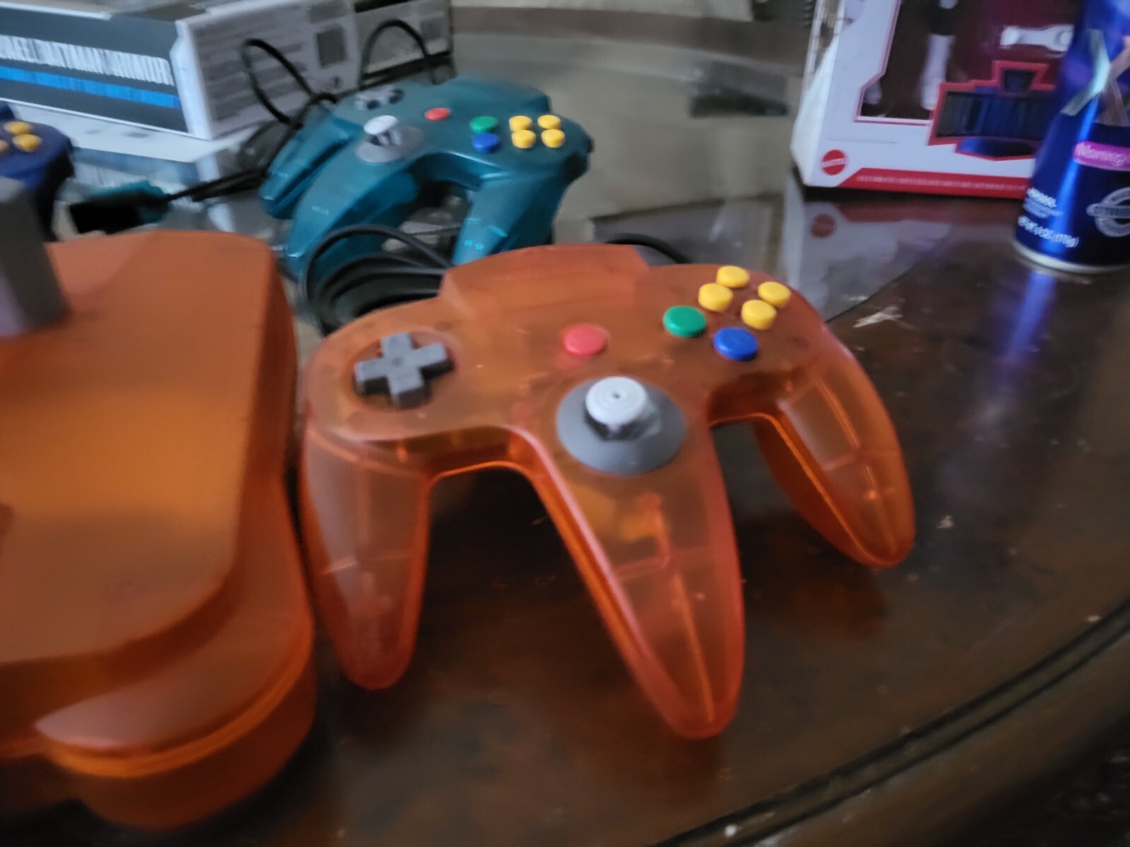 NINTENDO 64 N64 ORANGE CONSOLE BUNDLE ALL AUTHENTIC AND TESTED ALL ...