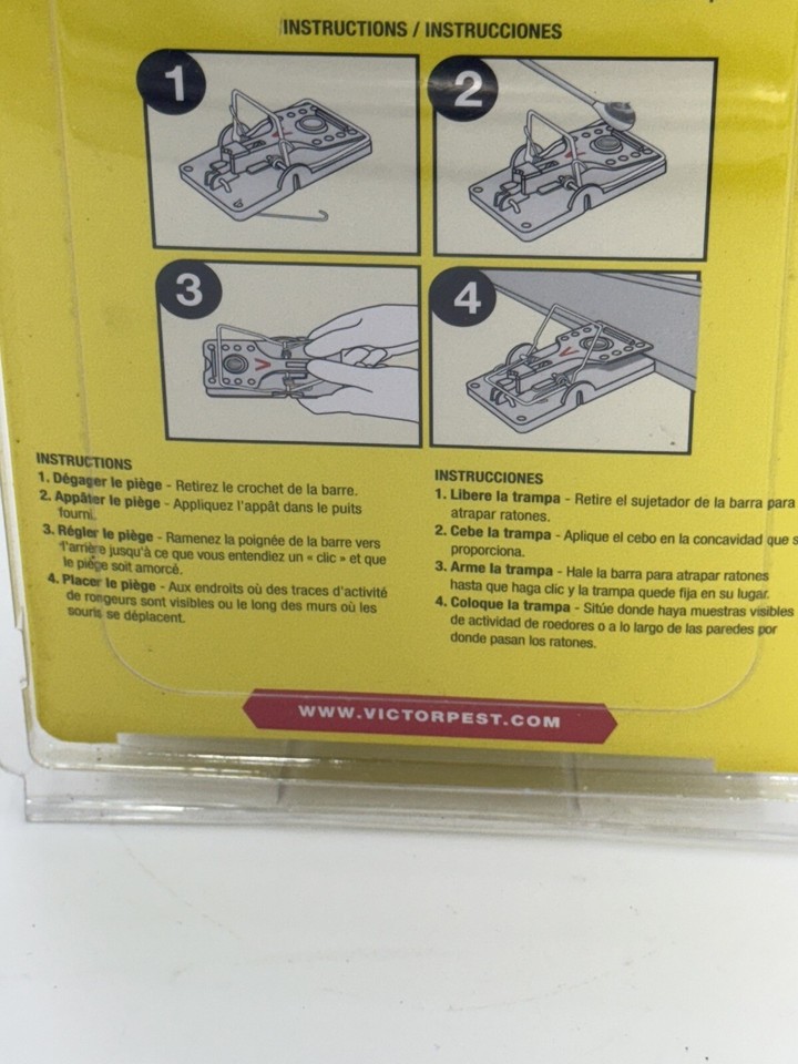 Victor M143S Power-Kill Easy Set Mouse Trap - 3 Reusable Traps Tan ...