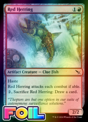 x1 Red Herring MKM MTG 142 FOIL COMMON M/NM 1x | eBay