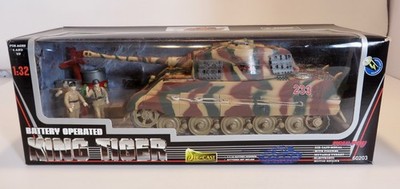 NOS New-Ray #60203 Die-Cast Battery Operated King Tiger Tank w/Figure 1 ...