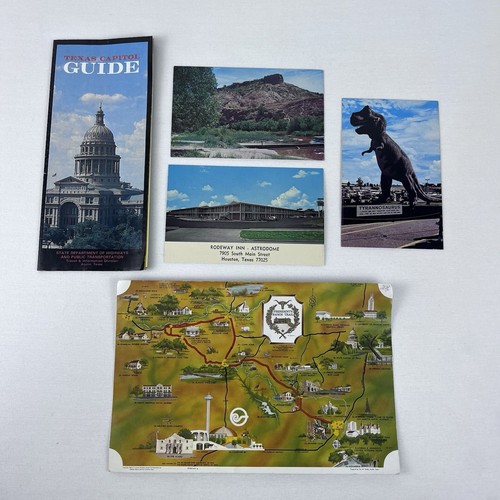 Vintage Mixed Lot of 5 Texas Post Cards USA Antique Collectible ...