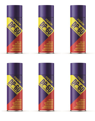 6 x 250ml DP-60 Penetrating Releasing Cleaning Maintenance Spray DP60 ...