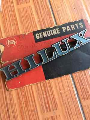 Toyota HILUX RN20 RN25 Pickup emblem badge Side Genuine Nos Japan. | eBay
