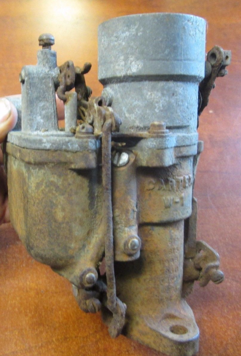Vintage Carter W-1 One Barrel Carburetor Studebaker Pontiac Olds Buick ...