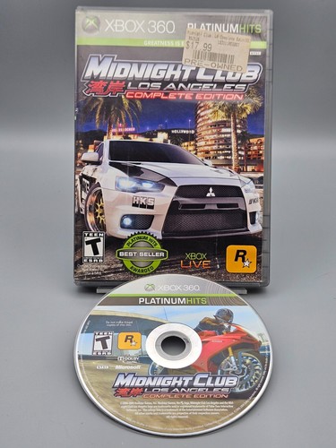 Midnight Club Los Angeles [Complete Edition] Xbox 360 Tested Rockstar ...
