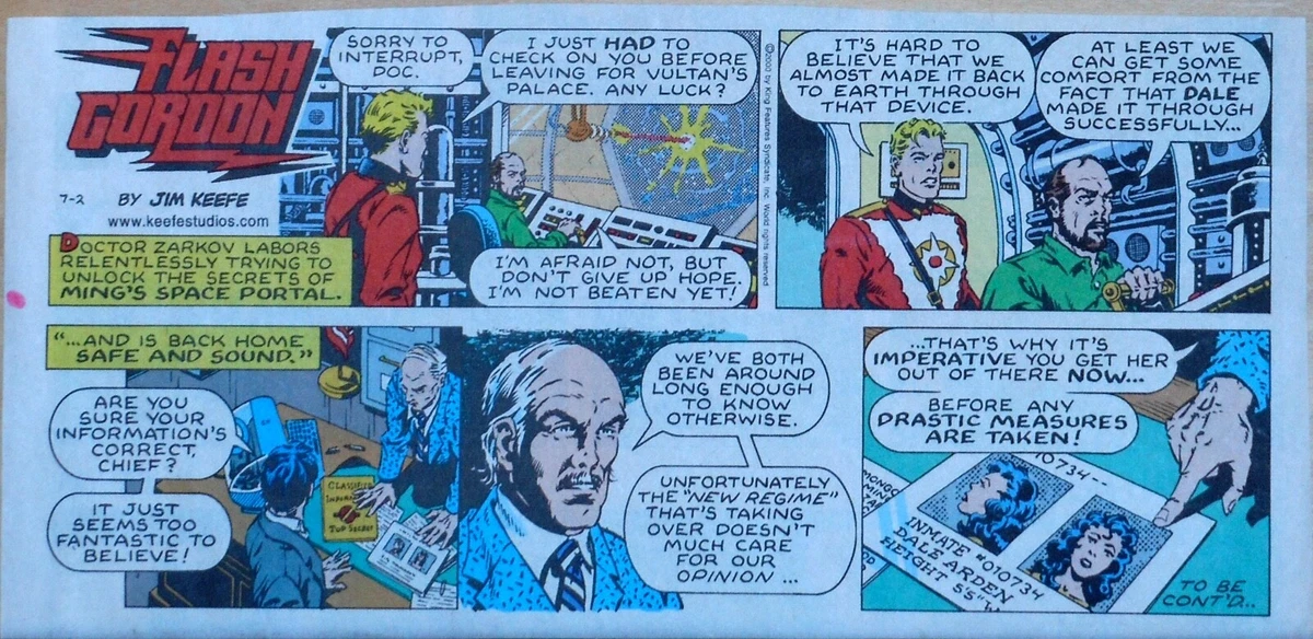 Flash Gordon Coloring Page