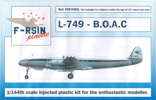 F-rsin Plastic P4060 1:144 Lockheed L-049/L-749 Constellation - BOAC | eBay