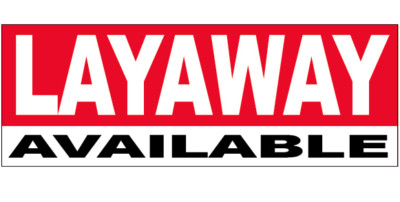 LAYAWAY AVAILABLE Vinyl Banner Sign 2x6 ft - rwb | eBay