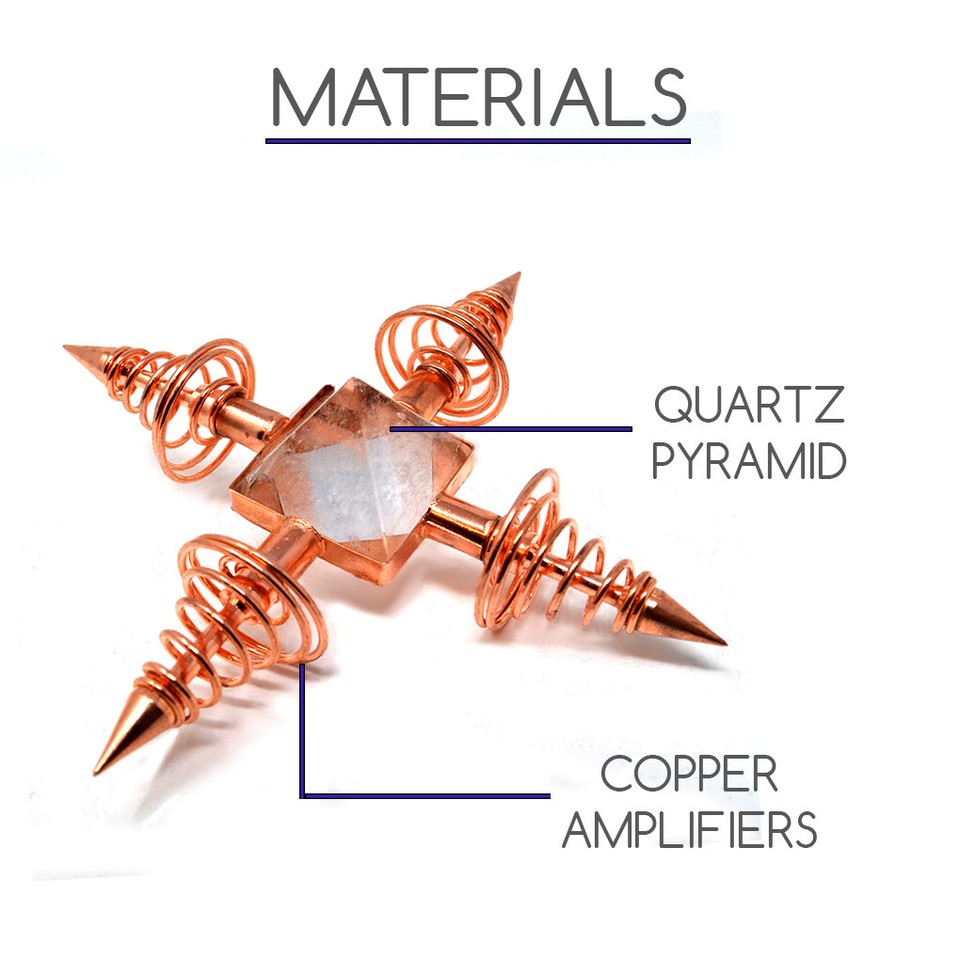 Copper Spiritual ENERGY GENERATOR Meditation Reiki Aura Divining Ghost ...