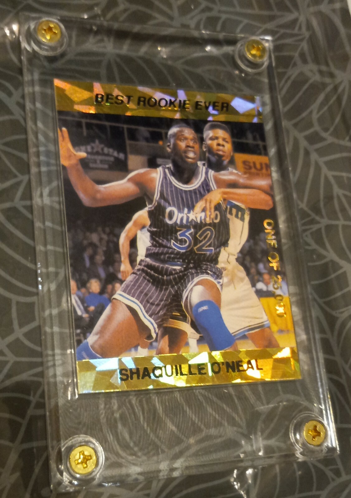 SHAQUILLE O'NEAL Gold Foil Card 'Best Rookie Ever' Promo Card 6 of 6 ...