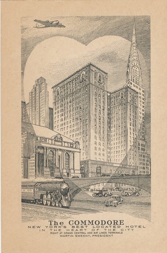 Postcard the Commodore Hotel in New York, NY. | eBay