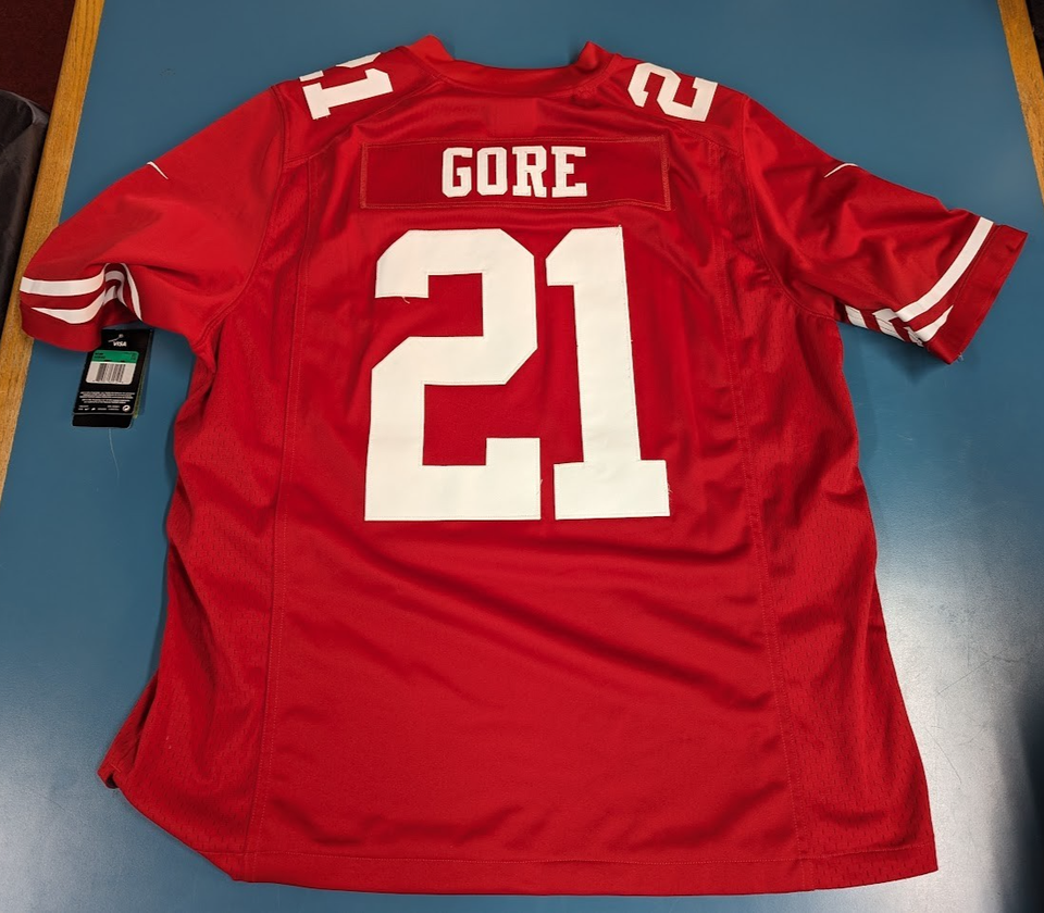 NEW San Francisco 49ers Frank Gore Reebok NFL On Field Stitched Jersey ...
